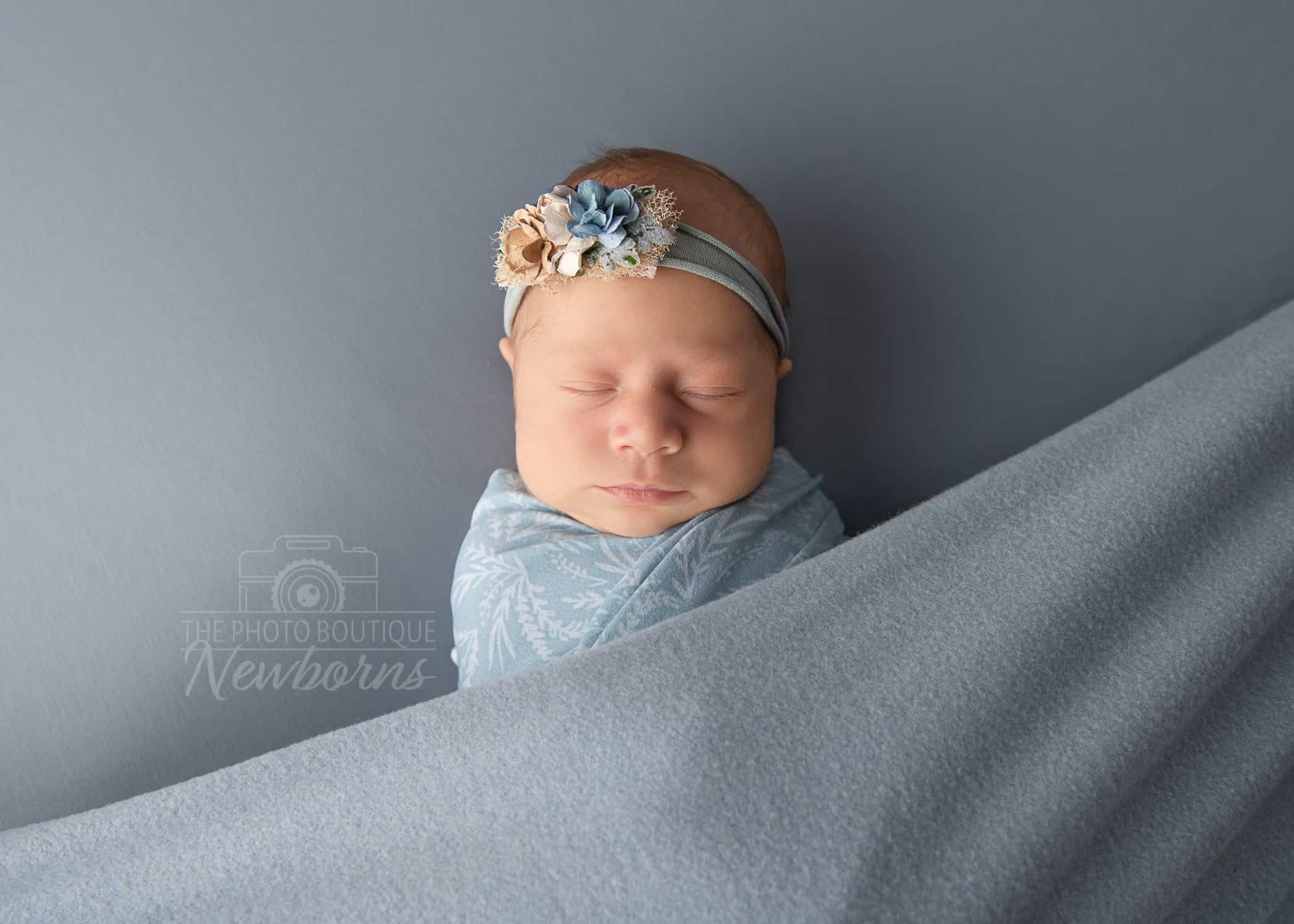Baby Girls in Blue | Pocatello Newborn Photographer – The Photo ...